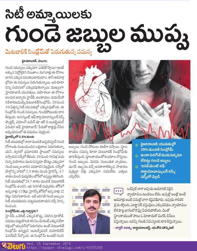 Heart problems - Dr. MS Aditya Cardiologist - Yashoda Hospitals